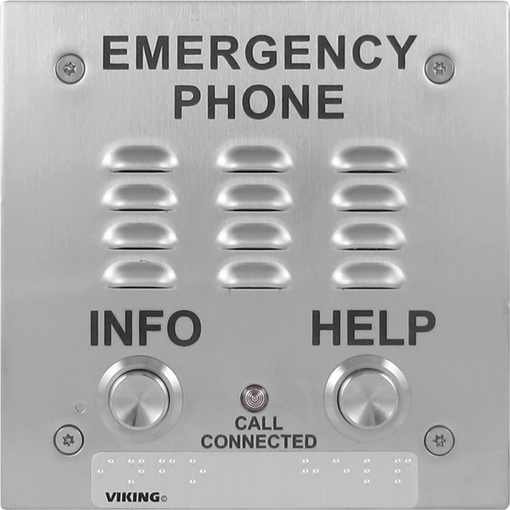 E-1600-20A | Emergency Phone w Autodialer & Announcer | Viking ...